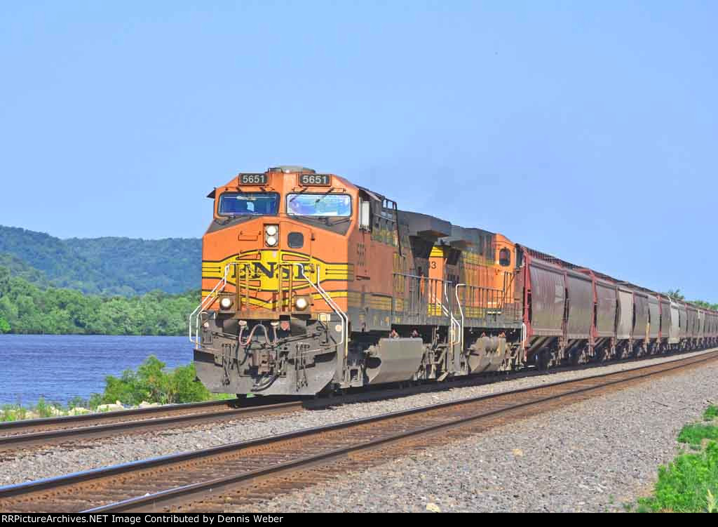 BNSF 5651, BNSF's St.Croix Sub.